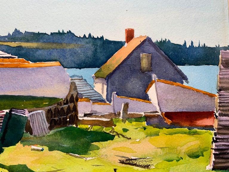Harry Leith-Ross - Boat Worker (New England landscape, New Hope ...