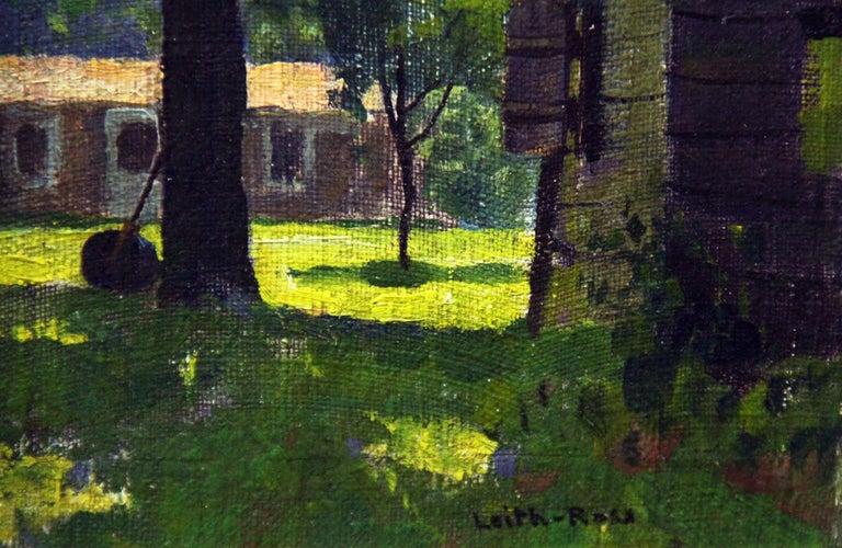 Harry Leith-Ross - Harry Leith-Ross, Solebury Backyard, Oil on Canvas ...