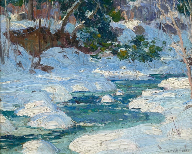 Harry Leith-Ross - Snow on the West Bank For Sale at 1stDibs