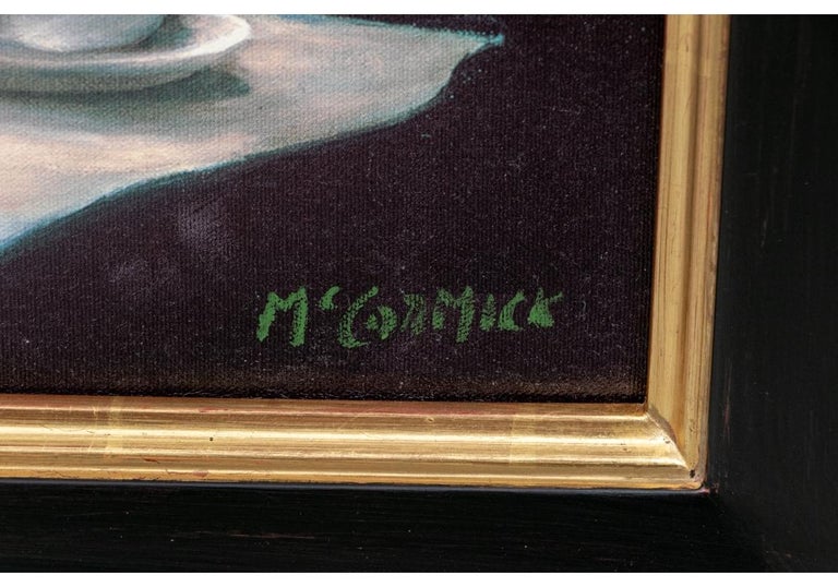 Harry McCormick 'Am., B.1942' Giclee On Canvas, Fado Performance in a ...