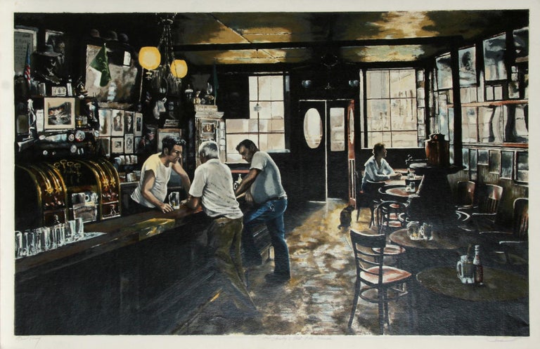 Harry McCormick - McSorely's Old Ale House, Screenprint by Harry ...
