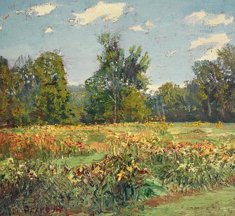 Harry Orlyk - #5703 Day Lily Field: Impressionistic En Plein Air Summer ...