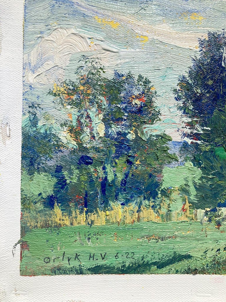 Harry Orlyk - Truehart's (Impressionist Rural En Plein Air Landscape ...