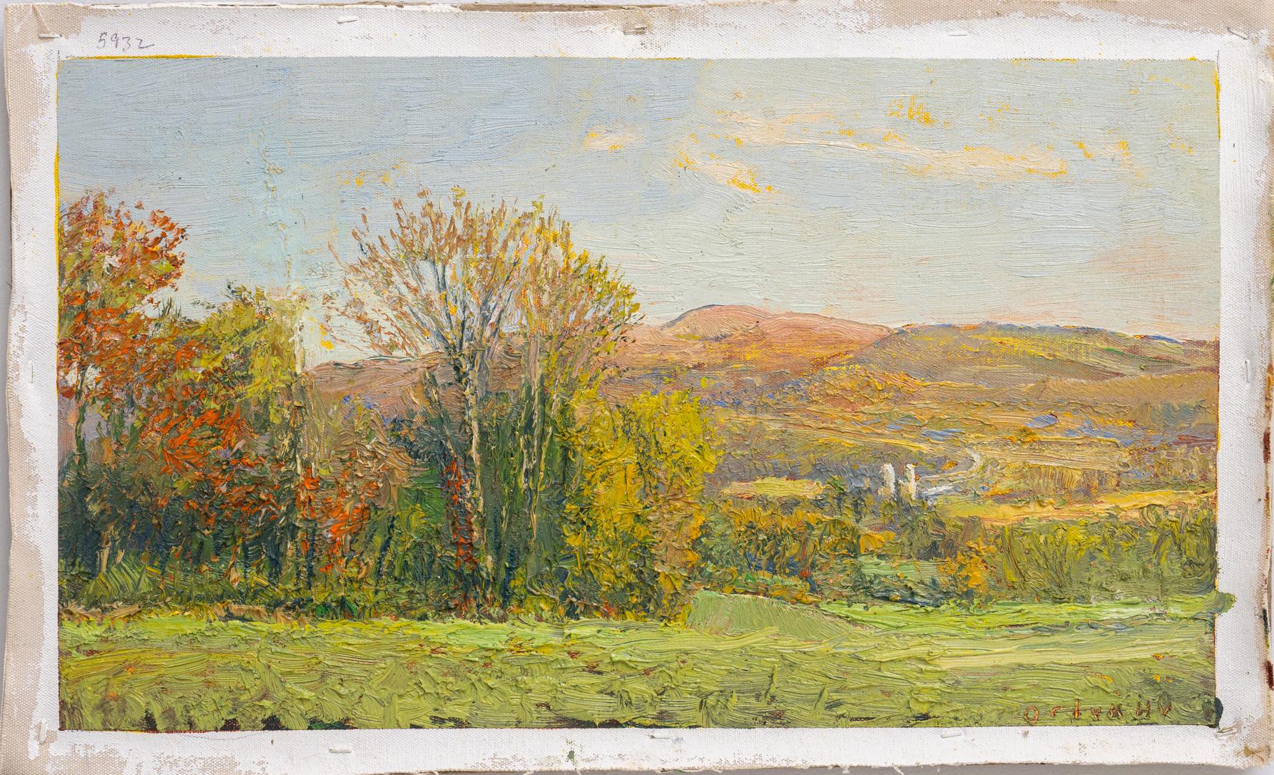 Harry Orlyk - View From Braymer Hill (Impressionist Oil Painting of ...