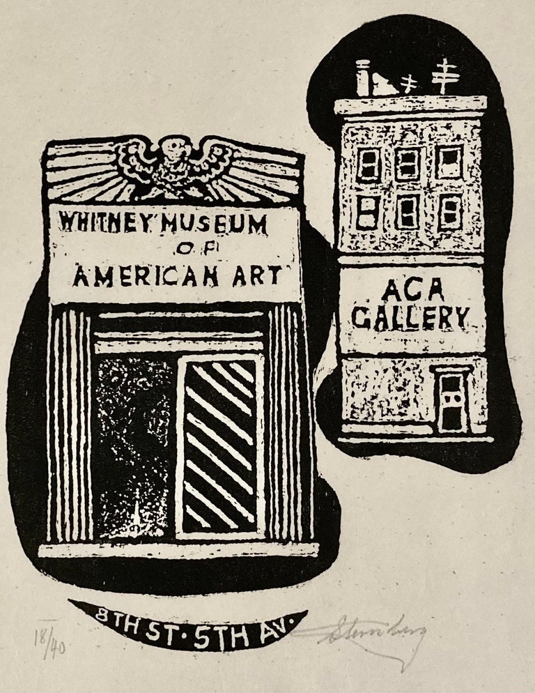 Harry Sternberg - Harry Sternberg, Whitney and ACA, from My Life in ...