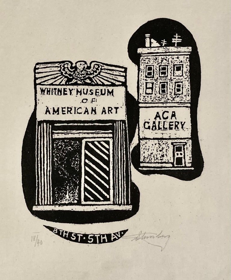 Harry Sternberg - Harry Sternberg, Whitney and ACA, from My Life in ...