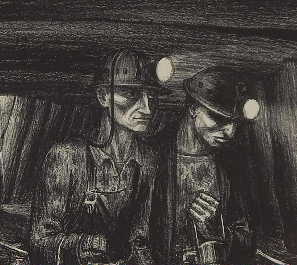 Harry Sternberg Original Pencil Signed Lithograph, 1936 - “Seventh ...
