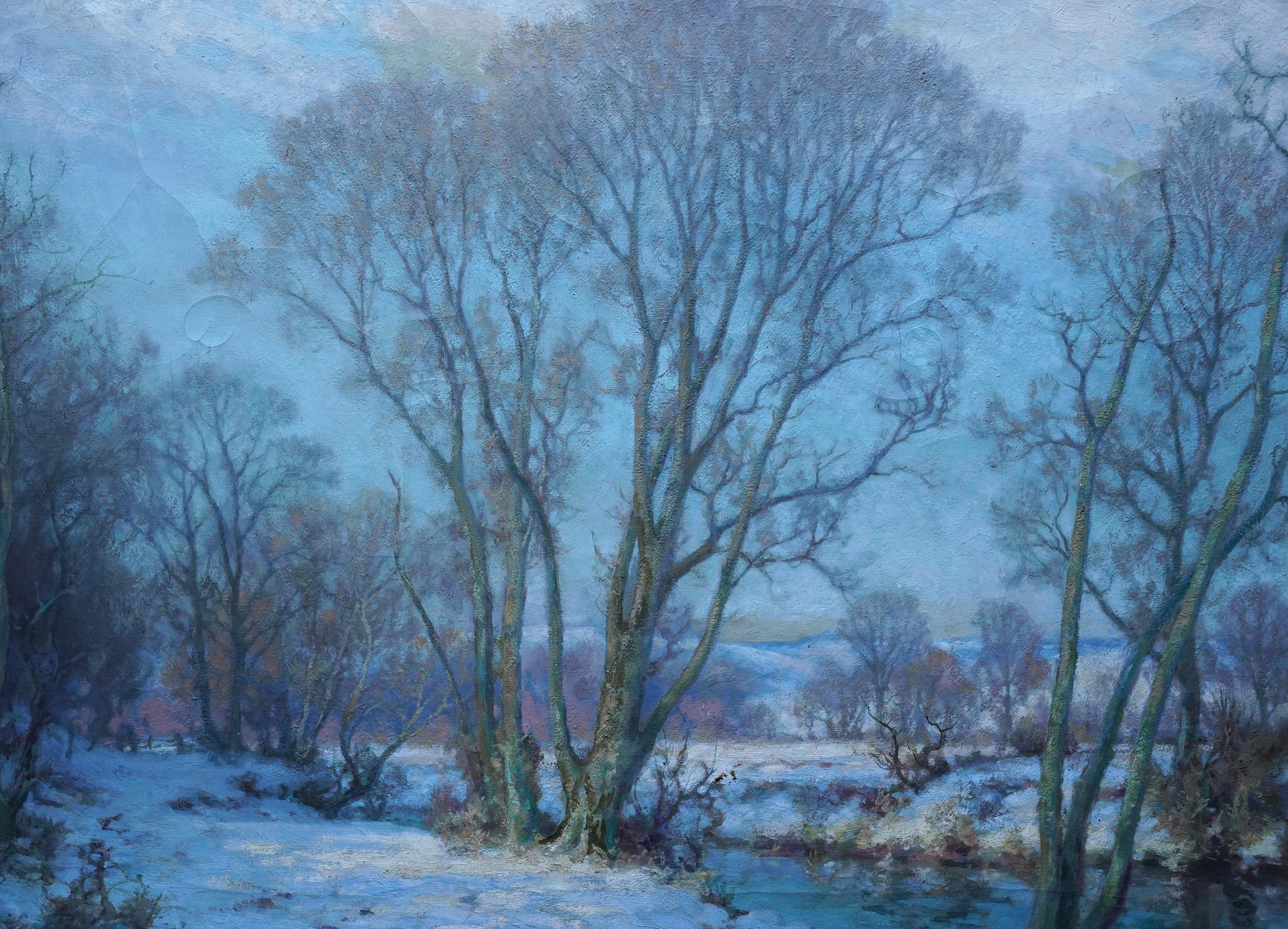 Harry William Adams - Hoar Frost - Winter Landscape - British 1920's ...