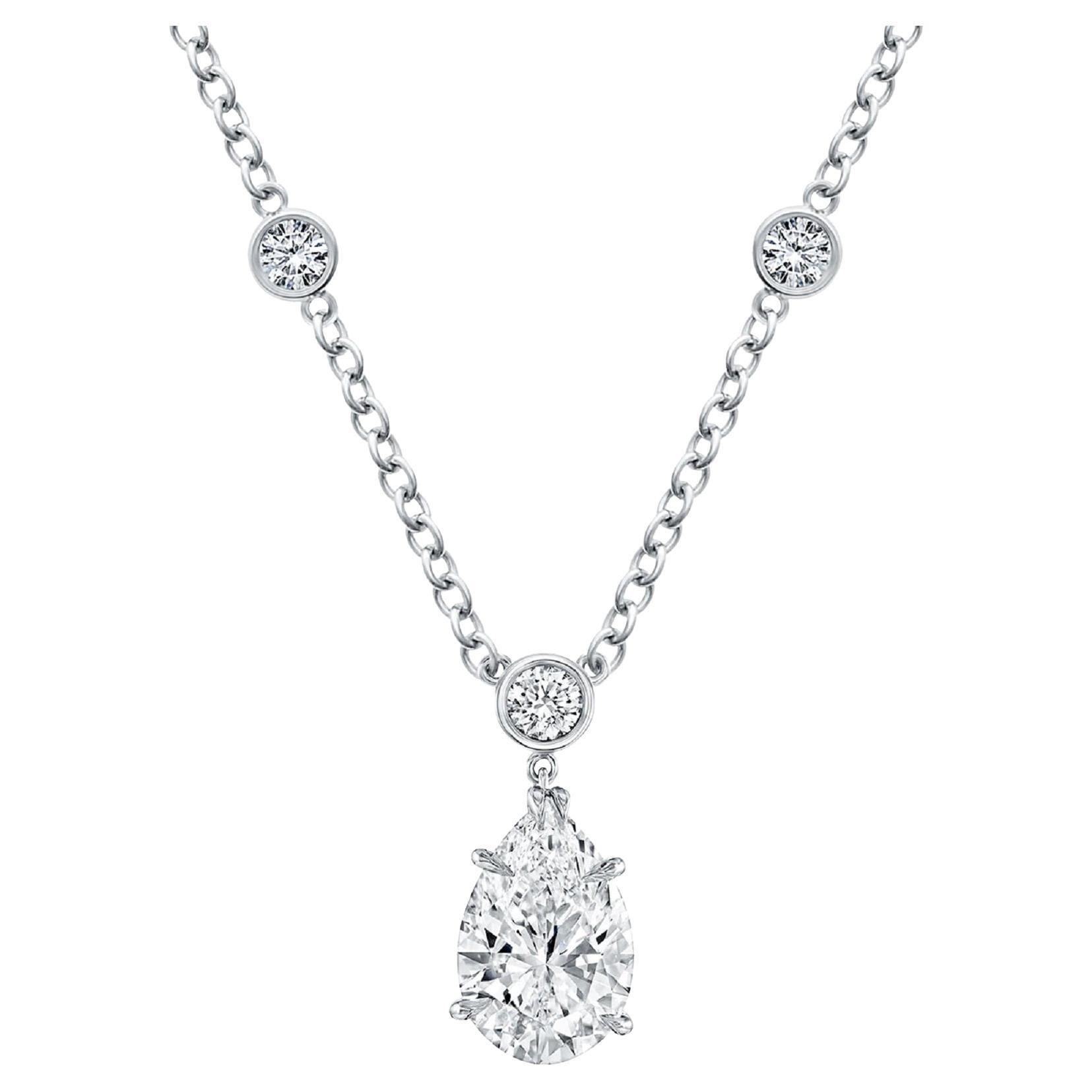 Harry Winston Diamond Riviere Chain Necklace For Sale at 1stDibs