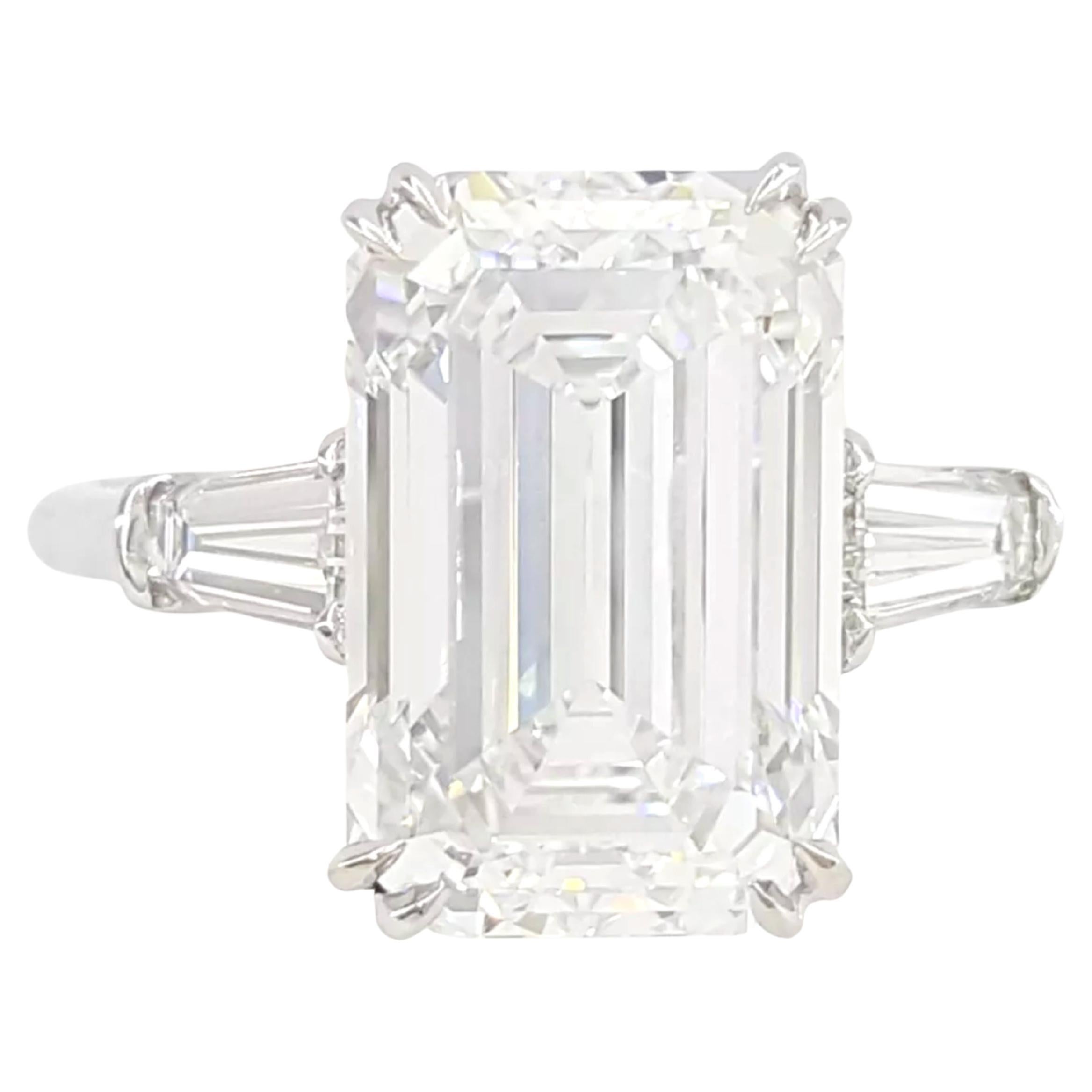 Harry Winston 5.19 Ct. engagement ring For Sale at 1stDibs