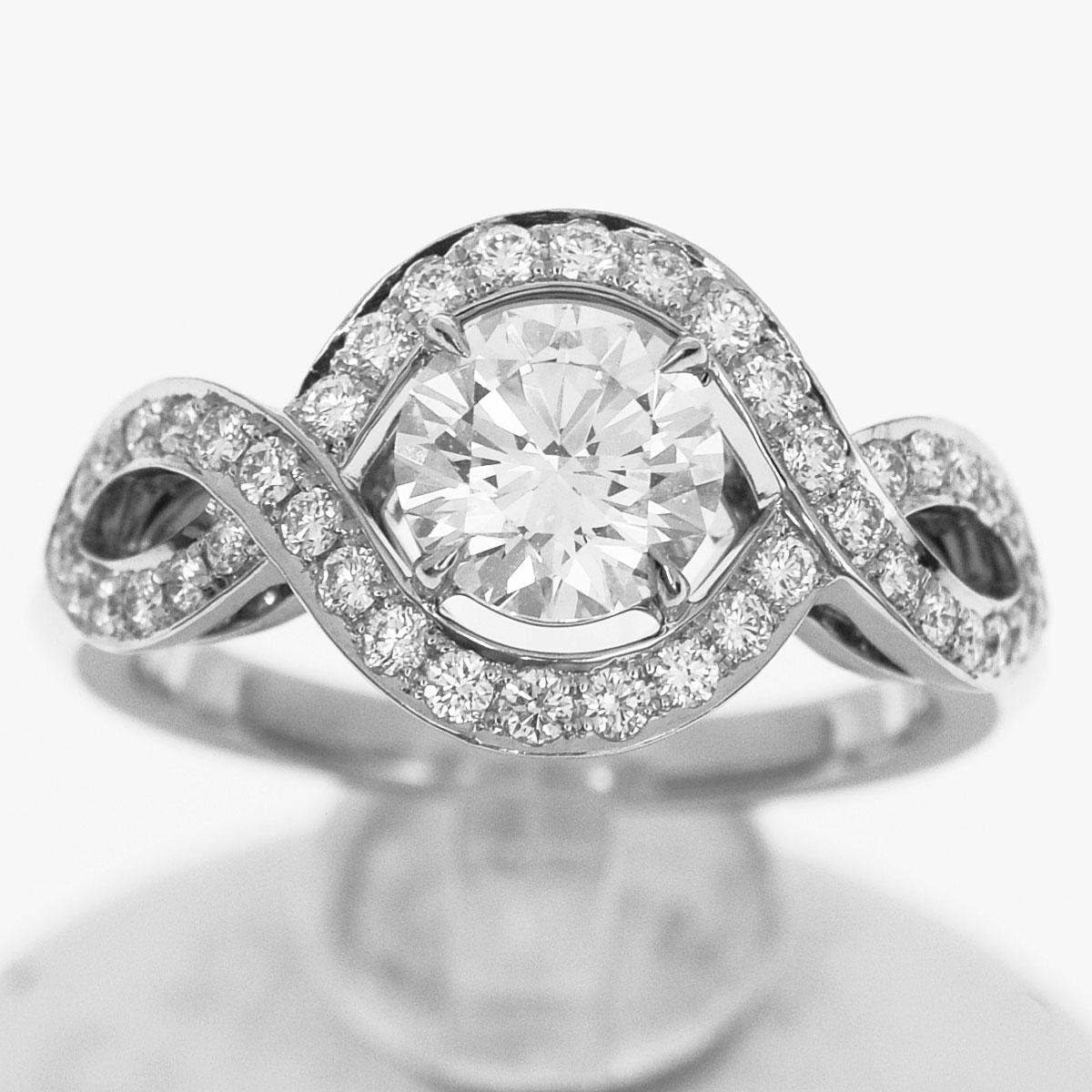 Harry Winston Lily Cluster Diamond 0.70 Carat D-VS1-3Ex Ring For Sale ...