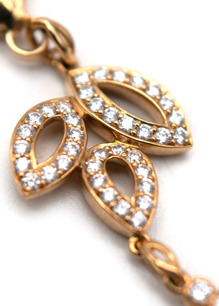 Harry Winston Lily Cluster Yellow Gold Diamond Bracelet For Sale at 1stDibs
