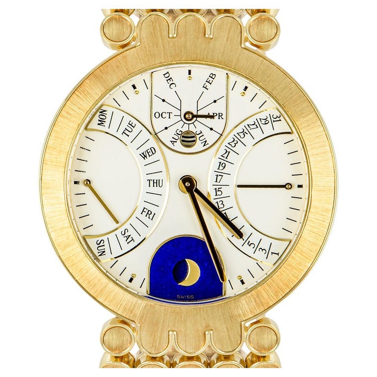 Harry Winston Perpetual Calendar Retrograde Yellow Gold at 1stDibs