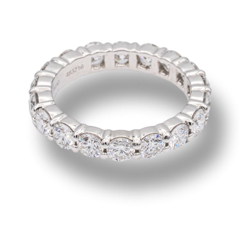 Harry Winston Platinum Diamond Eternity Anniversary Ring 1.93 CTW at ...