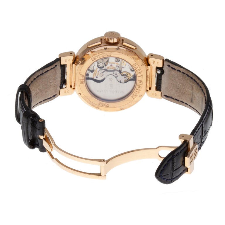Harry Winston Premiere Ref. PREACT39RR002 in 18k Rose Gold Watch Auto ...