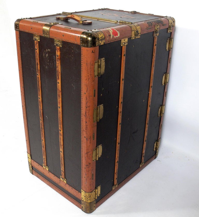 Hartmann 1930s Wardrobe Steamer Trunk at 1stDibs