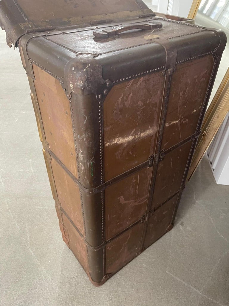 Hartmann Cushion Top Wardrobe Steamer Trunk Deco Design, Circa 1920's ...