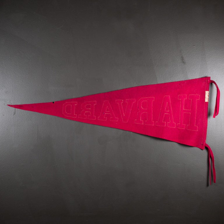 Harvard University Pennant Banner, circa.1920-1940 For Sale at 1stDibs
