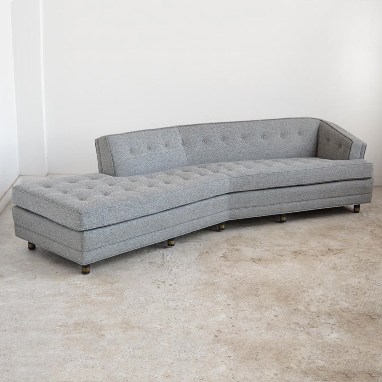 Harvery Probber Large Angled One-Arm Sofa at 1stDibs | one arm sofas ...