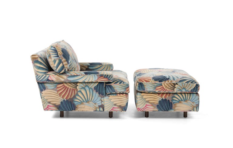 Harvey Probber Lounge and Ottoman at 1stDibs