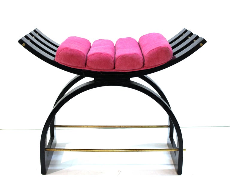 Harvey Probber Mid-Century Modern Knights Bench in Mahogany For Sale at ...