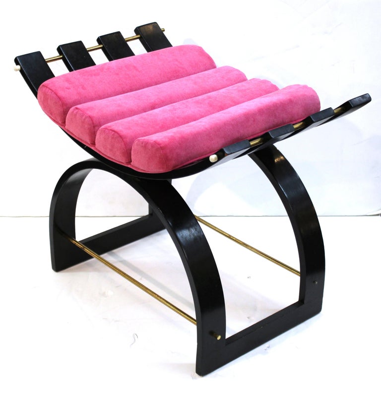 Harvey Probber Mid-Century Modern Knights Bench in Mahogany For Sale at ...