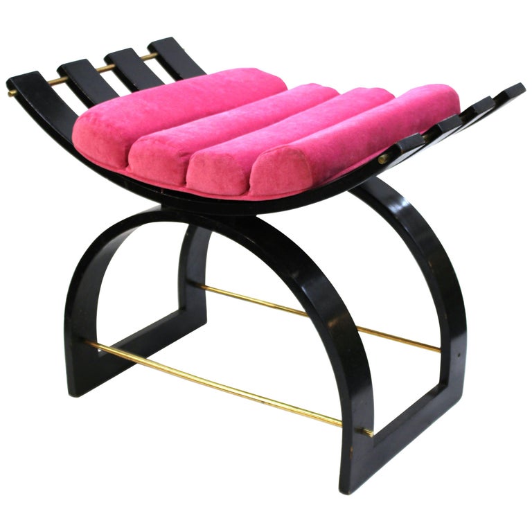 Harvey Probber Mid-Century Modern Knights Bench in Mahogany For Sale at ...