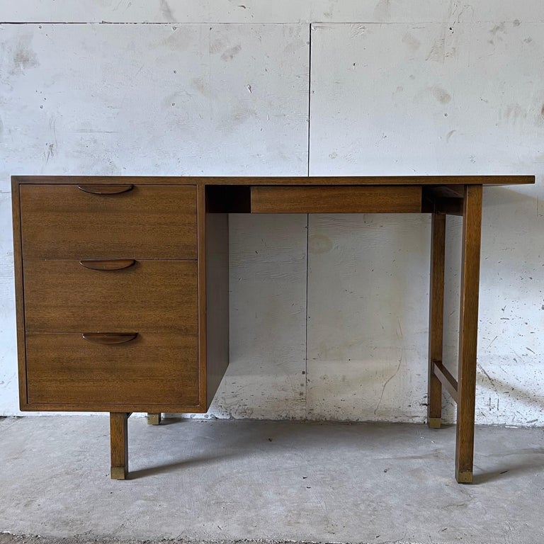 Harvey Probber Three Piece Corner Desk with Drawers For Sale at 1stDibs