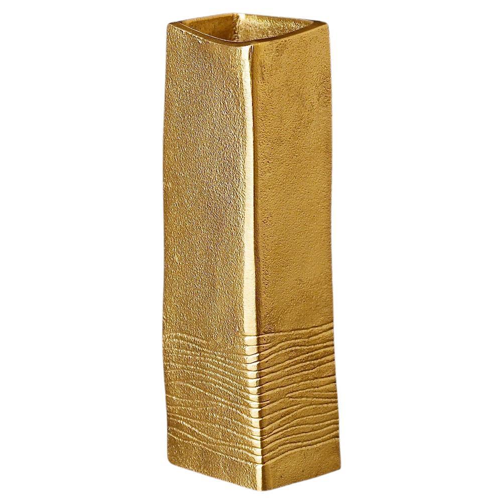 Hasegawa Masaya Unique Shape Bronze Vase For Sale at 1stDibs