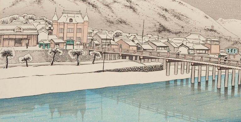 Hashiguchi Goyo - Goyo Hashiguchi, Shin Hanga Snow Scene, Kyoto ...