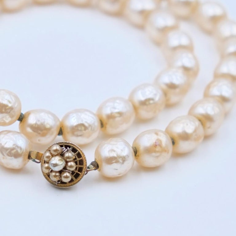 Haskell Classic Pearl Necklace For Sale at 1stDibs