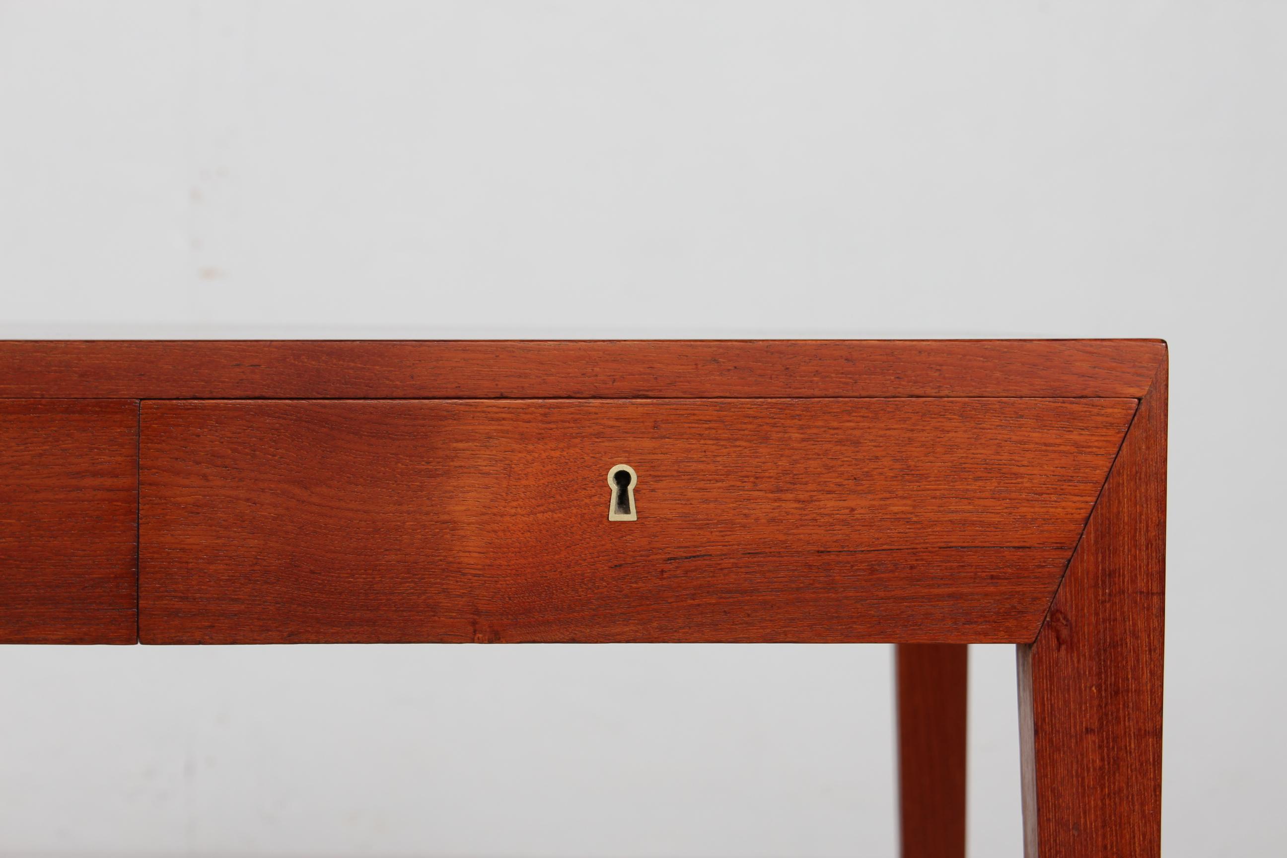 Haslev Furniture Writing Desk of Teak by Severin Hansen Jr. Denmark ...