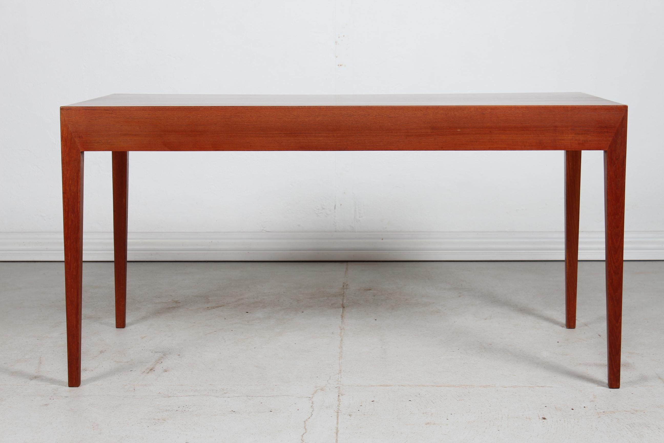 Haslev Furniture Writing Desk of Teak by Severin Hansen Jr. Denmark ...