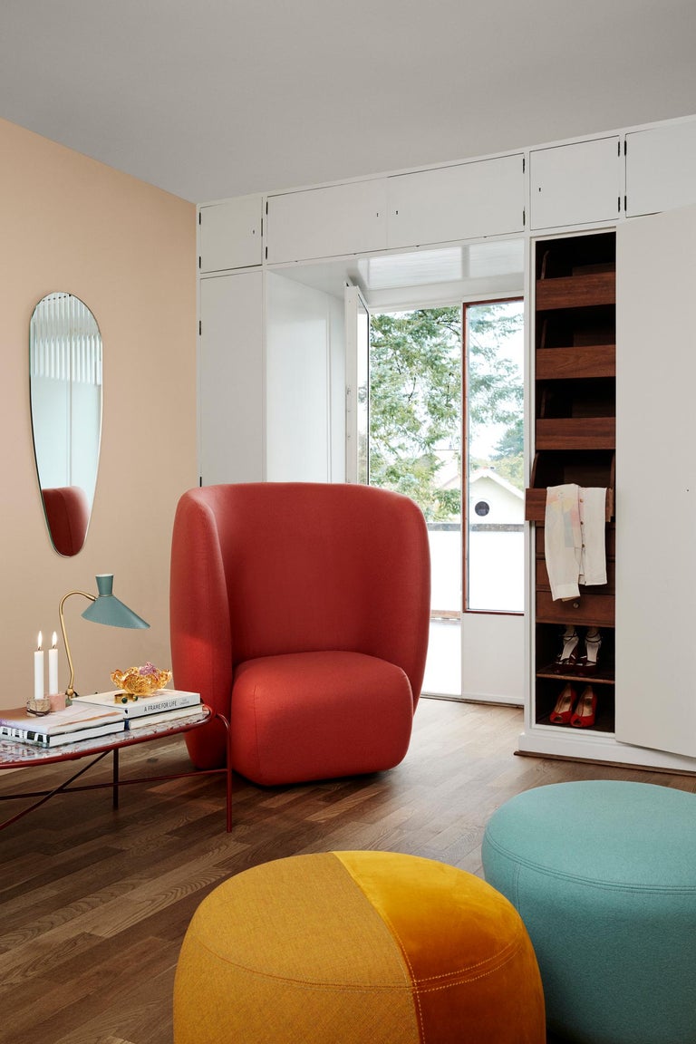 Haven Lounge Chair Mosaic Spicy Brown by Warm Nordic For Sale at 1stDibs