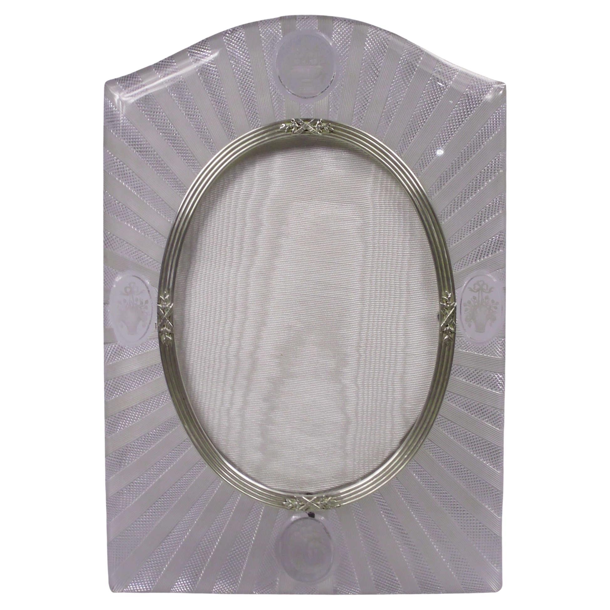 Hawkes Edwardian Classical Sterling Silver and Glass Picture Frame For ...