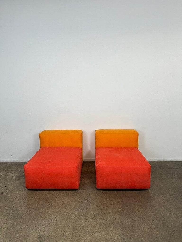 Hay Mags Soft Modular Sofa, Goldenrod / Orange, Middle For Sale at 1stDibs