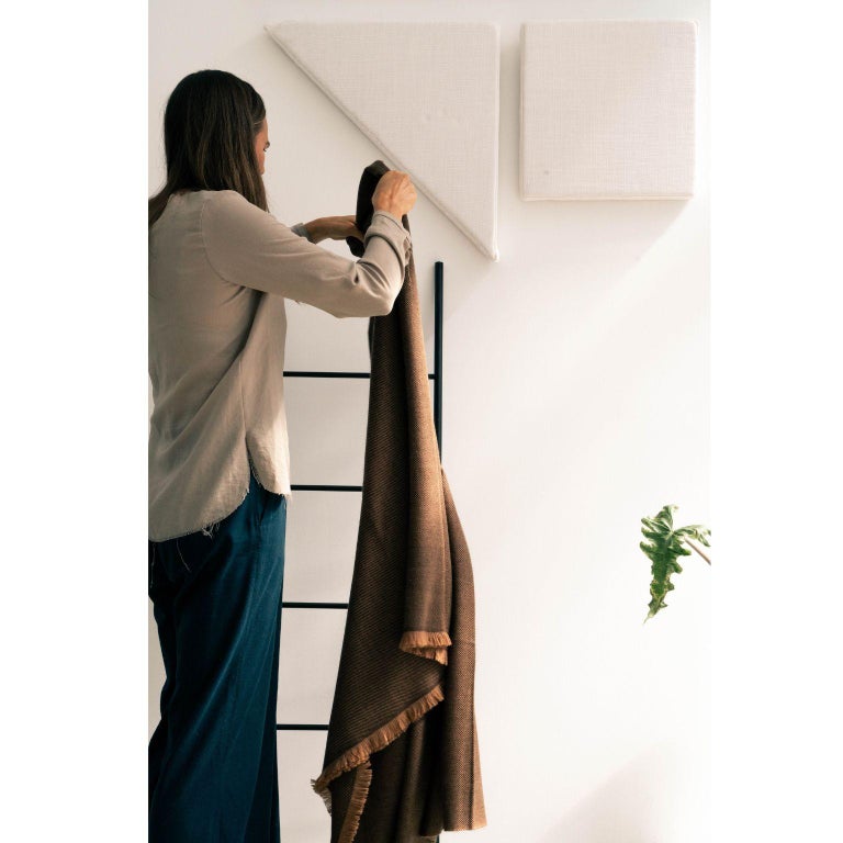 Hay, Warm Brown Shade King Size Bedspread / Coverlet Handwoven in Soft ...