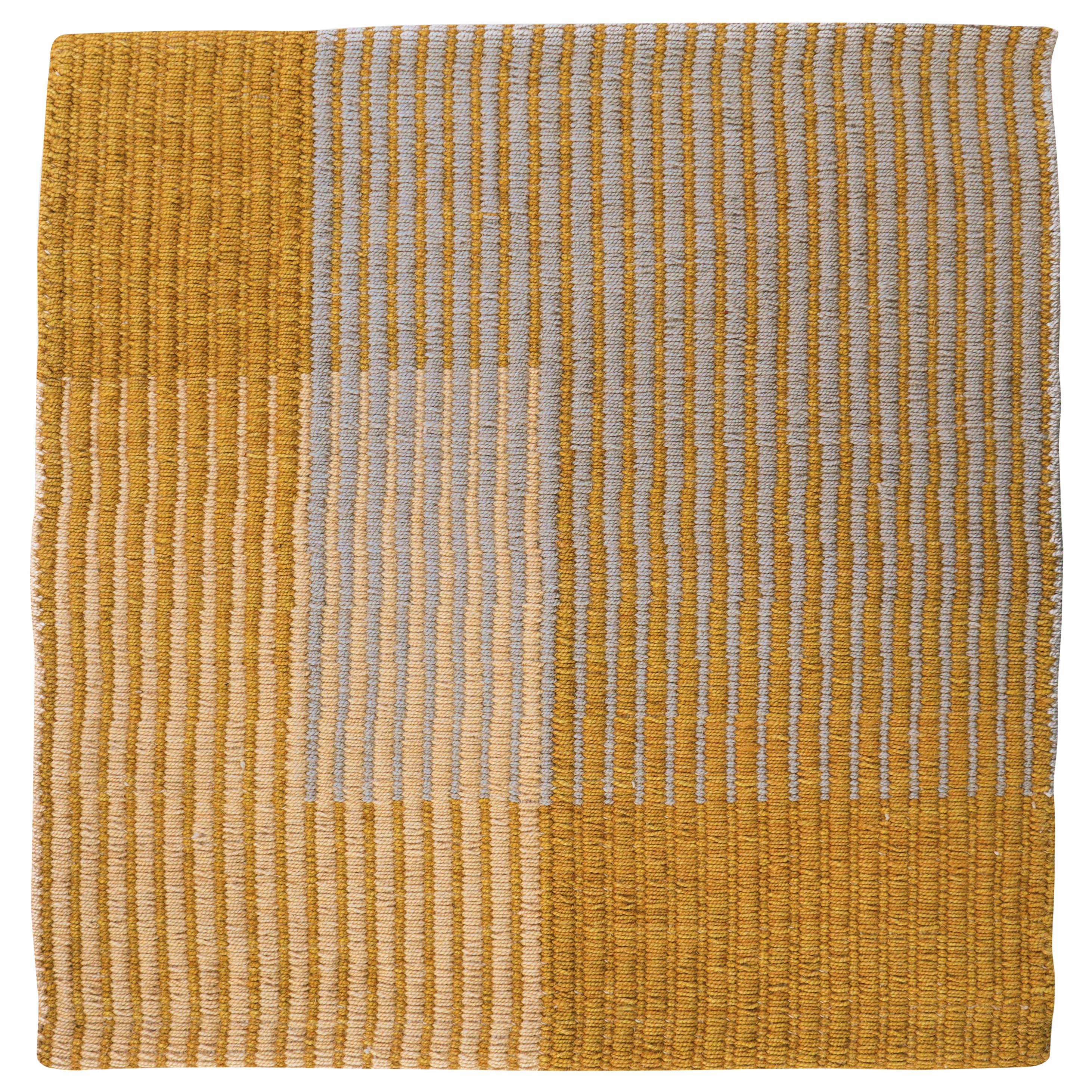 Haze Swatch Sample Wool Handwoven Contemporary Kilim For Sale at 1stDibs
