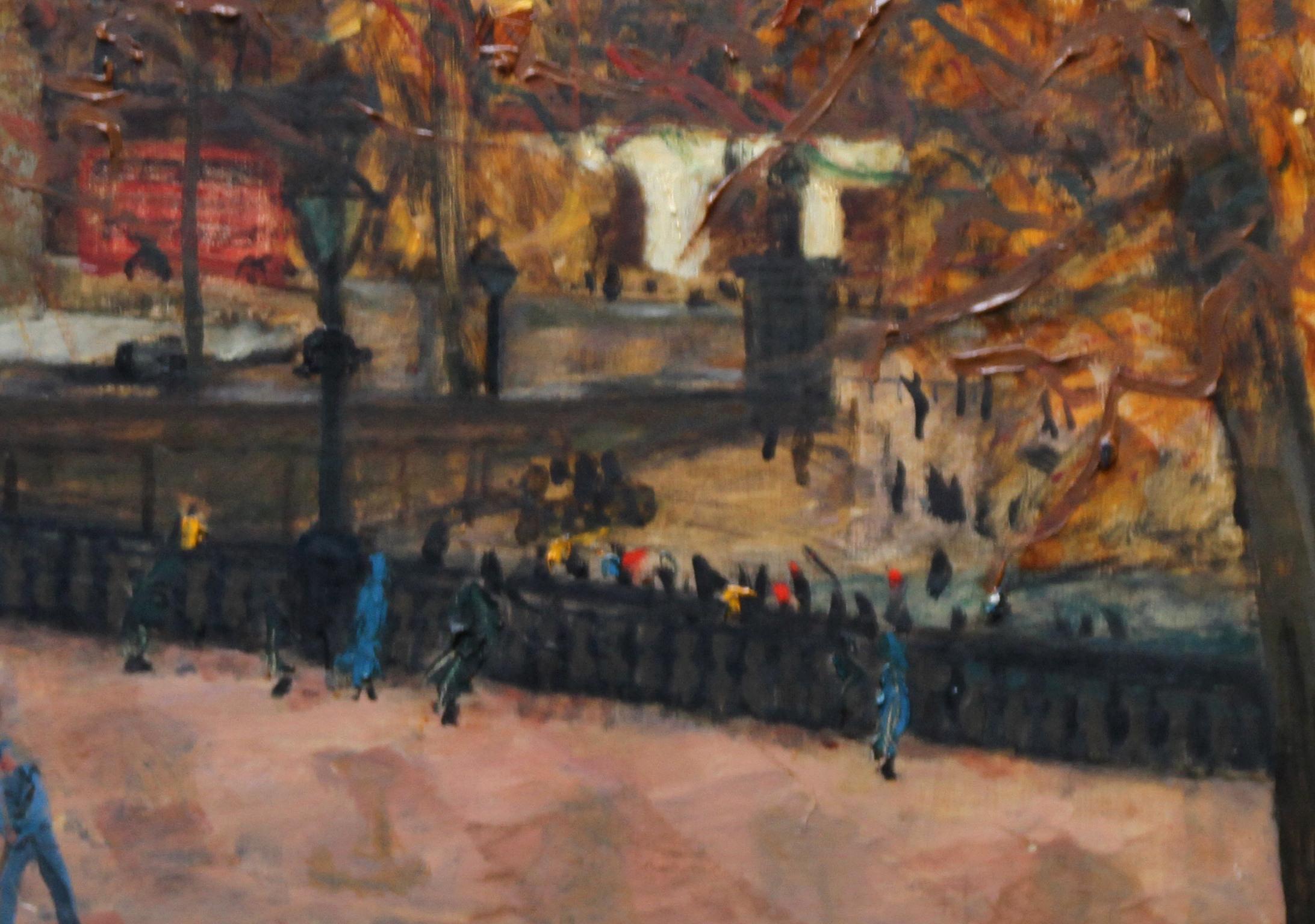 Hazel Ward - Trafalgar Square London - British art 50's Impressionist ...