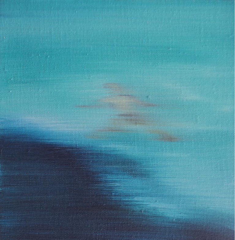 He Wenjue - Contemporary Textured Figurative Painting - Water Series No ...
