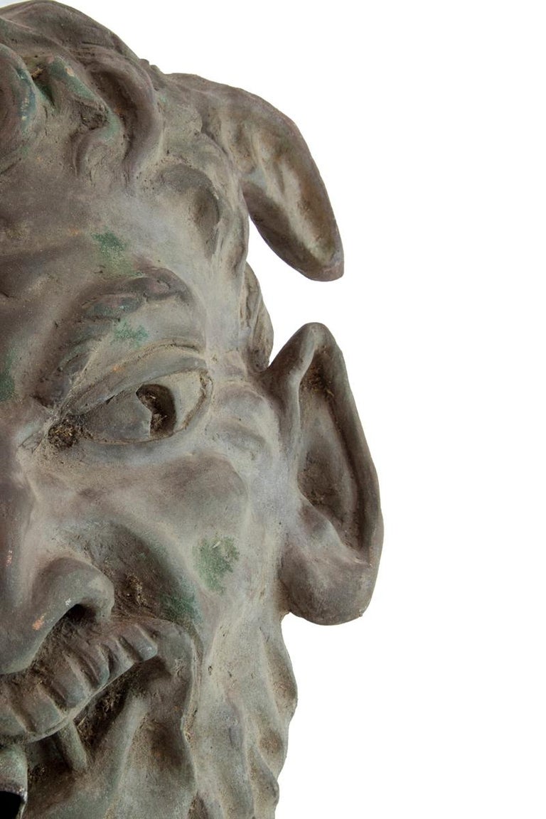 Head of a Faun Mask Wall Fountain at 1stDibs