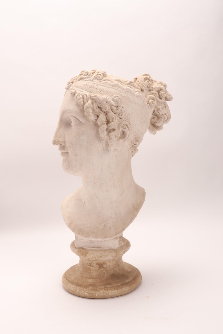 Head of a Women Neoclassic Portrait, Italy, 1890 For Sale at 1stDibs