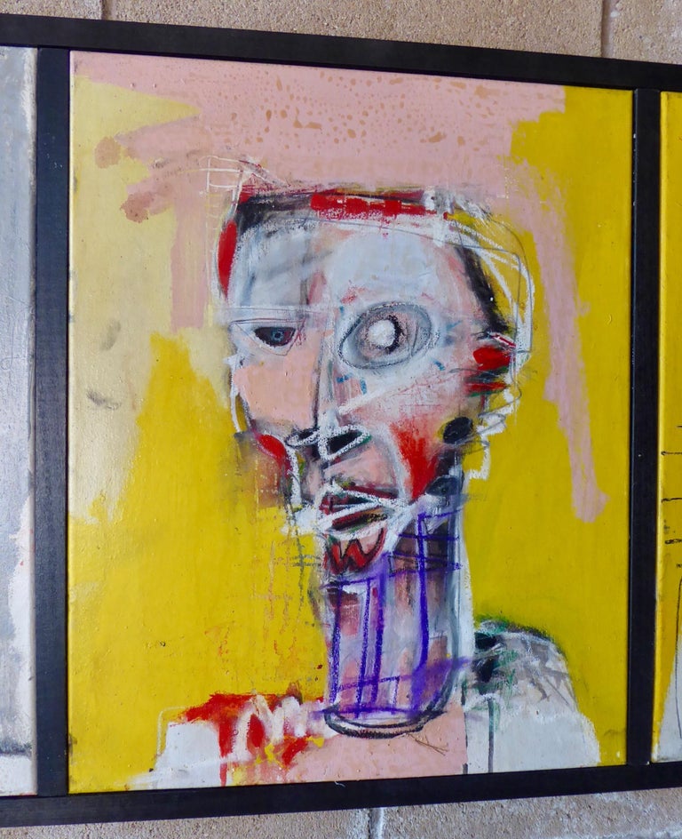 Heads 1, 2, 3, A Triptych Dated 2019 by Adam Henderson For Sale at 1stDibs