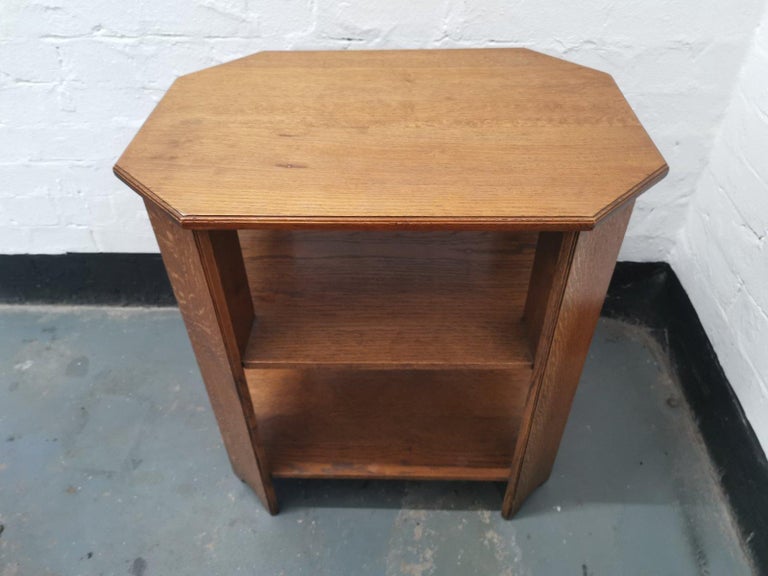 Heals, An English Arts and Crafts Oak Side Table with Three Tiers and ...