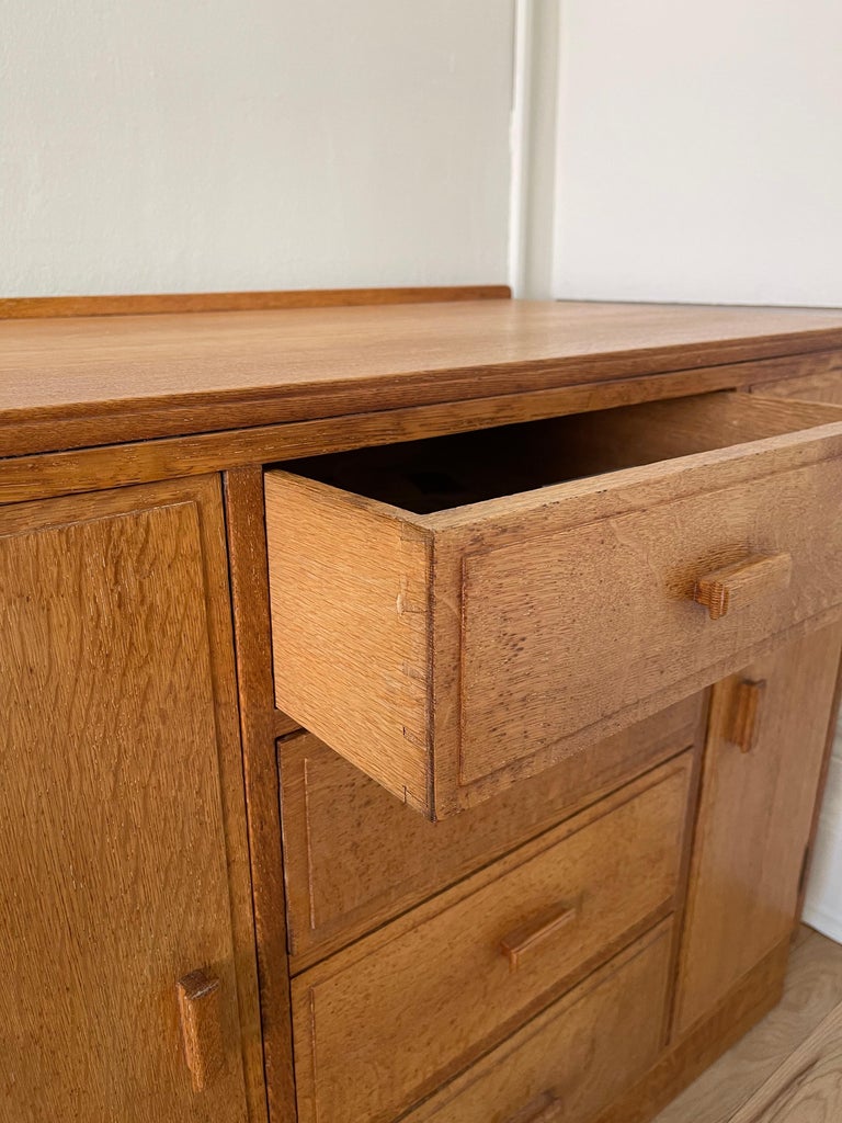 Heals and Sons Limed Oak Cabinet For Sale at 1stDibs