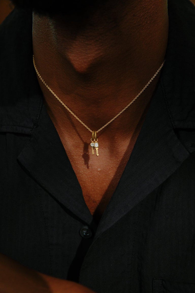 Heart Key Emblem Charm For Sale at 1stDibs