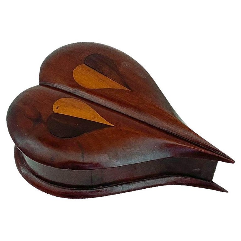 Heart Shaped Love Token Box For Sale at 1stDibs