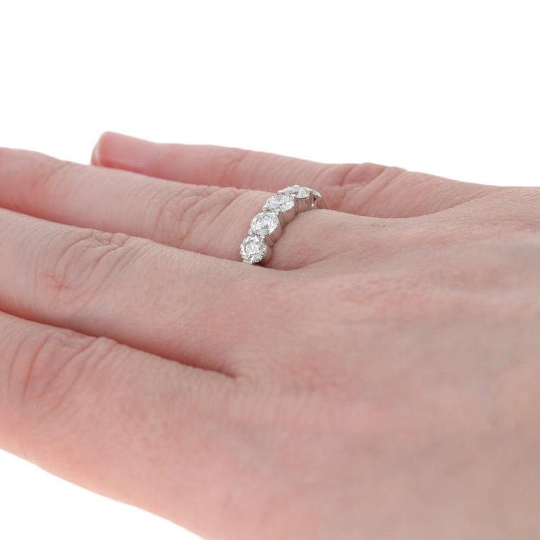 Hearts on Fire 1.00ctw Diamond Ring 18k Gold Five-Stone Wedding ...