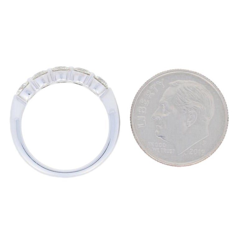 Hearts on Fire 1.00ctw Diamond Ring 18k Gold Five-Stone Wedding ...