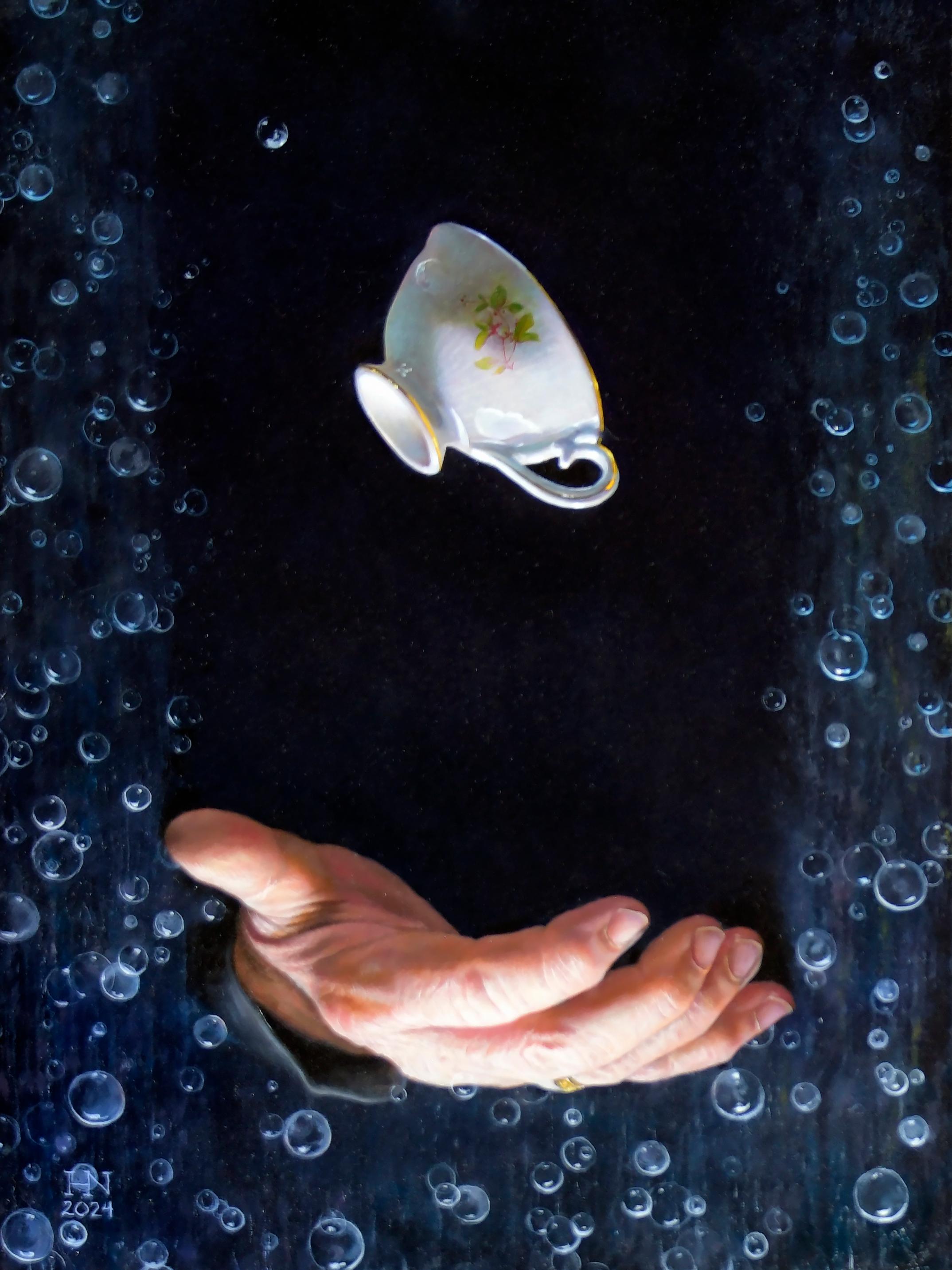 Heather Neill - "Trustfall (Study)" (2024), Original Oil Painting by ...